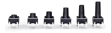 100 x push button micro chave 4 pinos 6x6 mercadolivre