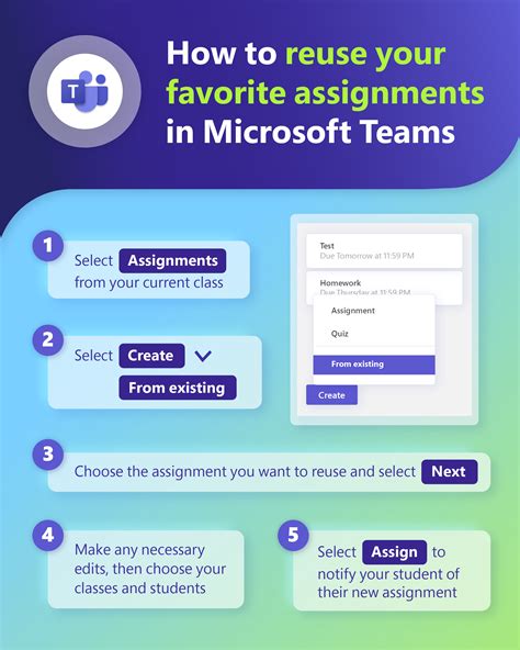 Streamline Your Workflow With Assignment Reuse In Microsoft Teams