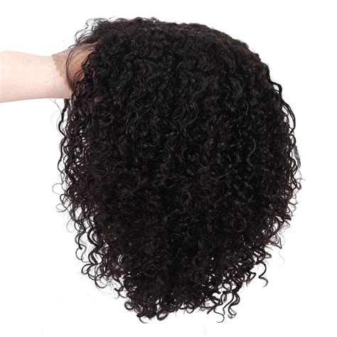 Wigenius 12 Short Kinky Curly Human Hair Wig For Black Women Natural