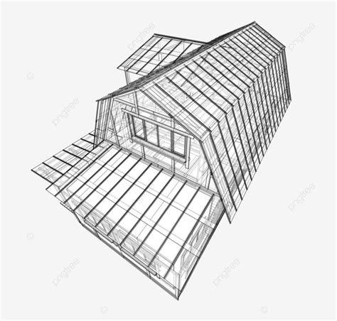 house sketch vector rendering of 3d housing art graphic vector housing