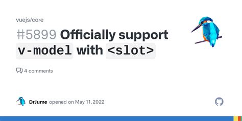 Officially Support `v Model` With ` ` · Issue 5899 · Vuejscore · Github