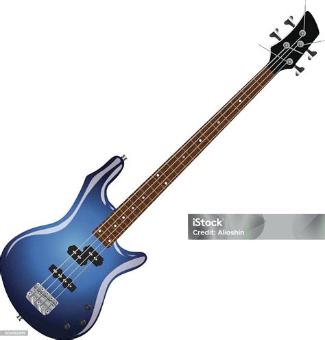 Electric Bass Guitar Stock Vektor Art Und Mehr Bilder Von Bassgitarre