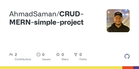 GitHub AhmadSaman CRUD MERN Simple Project
