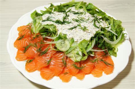 국외2 연어 그라브락스 연어 샐러드 연어 샌드위치