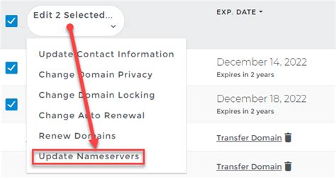 How To Update Nameservers For Multiple Domains Powweb