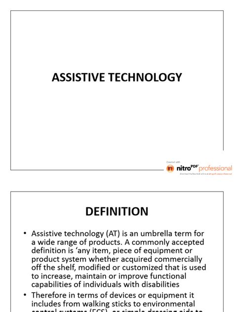 13 Assitive Technology Pdf