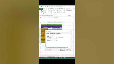 excel trick how can we circle invalid data in excel youtube