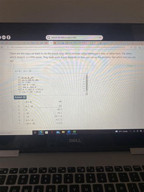 Need Help With Logic Proof R Askmath