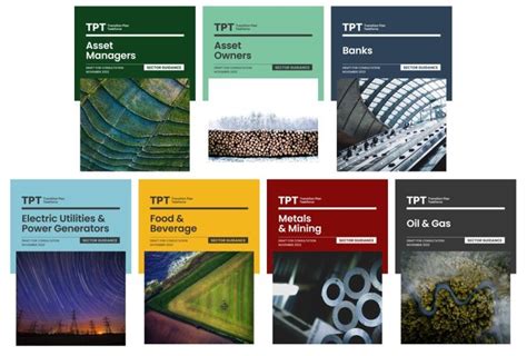 Transition Plan Taskforce Tpt Is Providing Sector Specific Guidance