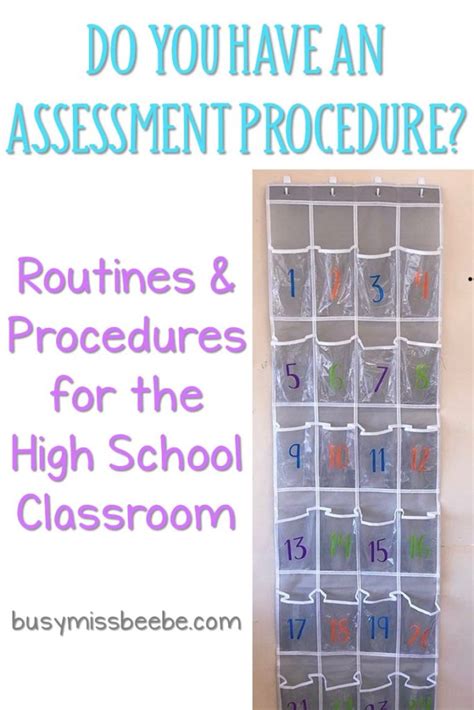 My High School Classroom Procedures Busy Miss Beebe