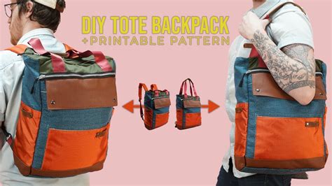 Diy Mini Backpack Printable Pdf Sewing Pattern Easy Sewing 41 Off