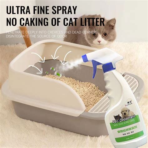 500ml Pet Deodorizer Spray Dog and Cat Deodorant Spray Biological ...