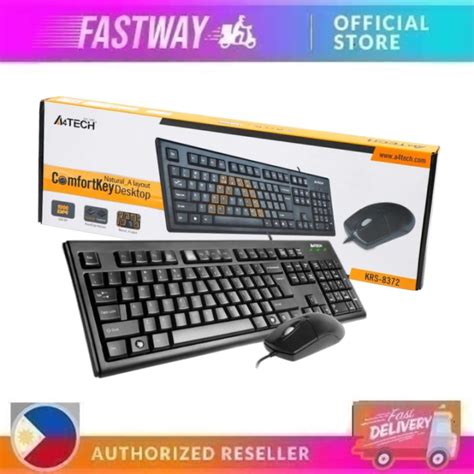 a4tech krs 8372 keyboard mouse usb black 7d lazada ph
