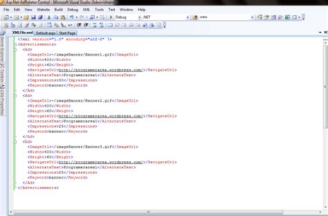 Adrotator Control Programer Area