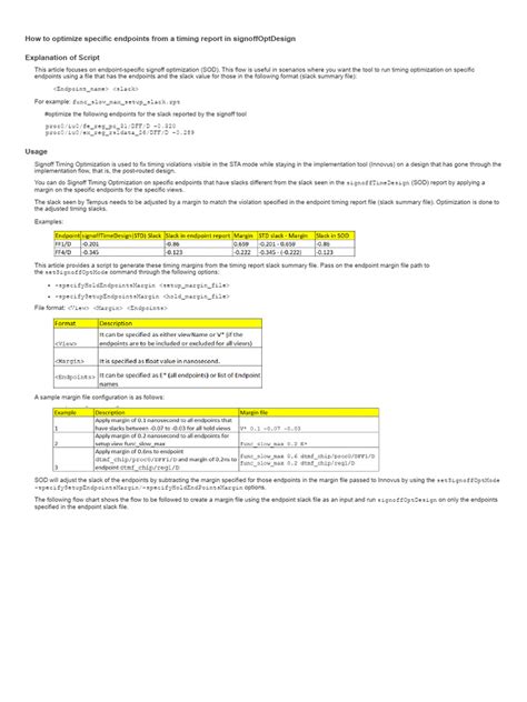 How To Optimize Specific Endpoints From A Timing Report In