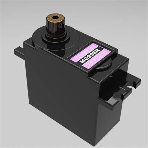 servo mg996r 3d модель step КБ онлайн