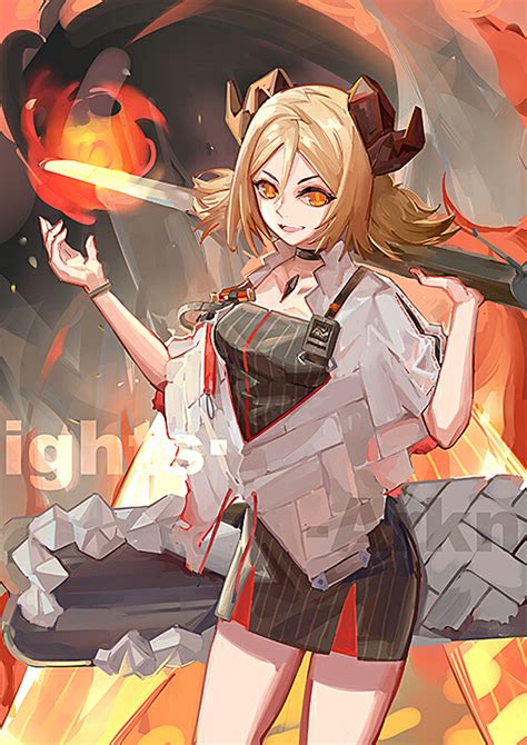 明日方舟 伊芙利特 9b要努力 站酷zcool