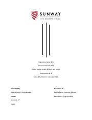 System 1 Docx Programme Name BCS Course Code CSC 1017 Course Name System Analysis And