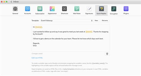 Reply Faster With Email Templates Mailspring Support