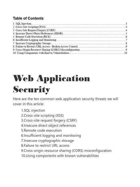 Web Application Security2 Pdf Security Computer Security