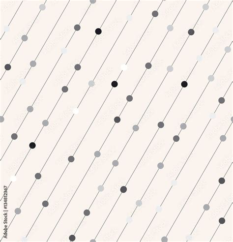 Vector Seamless Pattern With Dots On Strips Stock Vector Adobe Stock