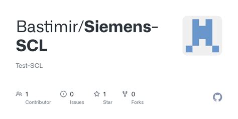 GitHub Bastimir Siemens SCL Test SCL