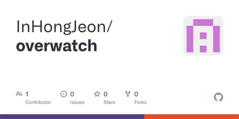 GitHub InHongJeon Overwatch