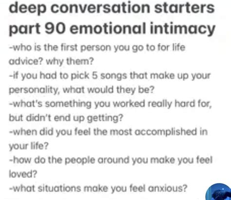 Pin by Sabrina Anderson on Getting to know you. | Deep conversation ...