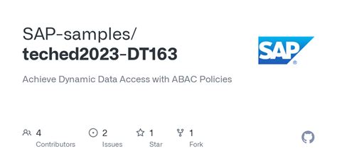 GitHub SAP Samples Teched DT Achieve Dynamic Data Access With ABAC Policies