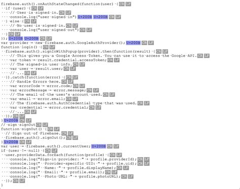 Javascript Firebase Uncaught Syntaxerror Invalid Or Unexpected