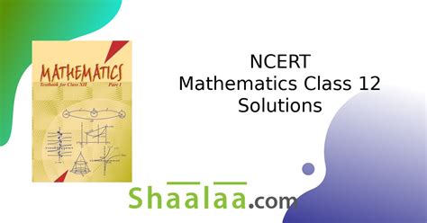 Ncert Solutions For Mathematics [english] Class 12 Chapter 10 Vector