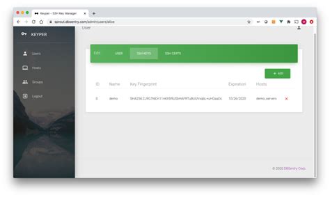 keyper ssh management