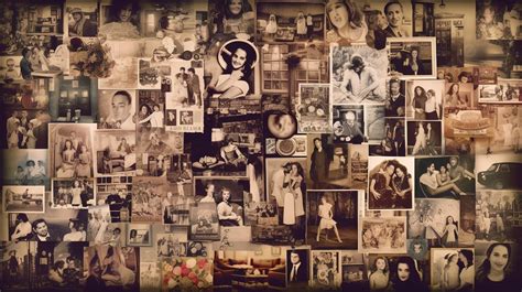 많은 가족 사진의 사진 콜라주 그림 콜라주 포스터 배경 일러스트 및 사진 무료 다운로드 Pngtree