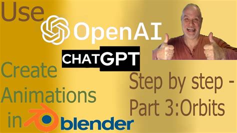how to use chatgpt ai to create animations in blender step by step