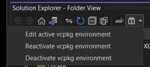 Vcpkg Environment Activation In Visual Studio C Team Blog