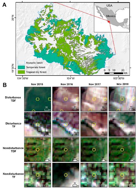 Figure 1 From Forest Disturbance Detection With Seasonal And Trend Model Components And Machine