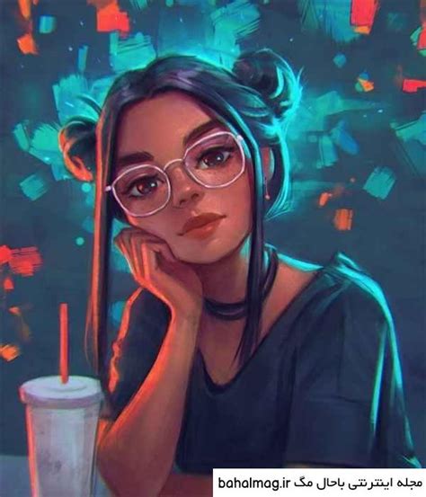 عکس دختر فانتزی آبی ️ بهترین تصاویر