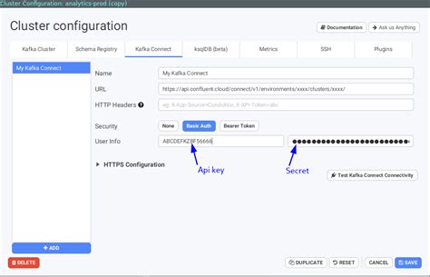how to start with confluent cloud kafka connect conduktor docs