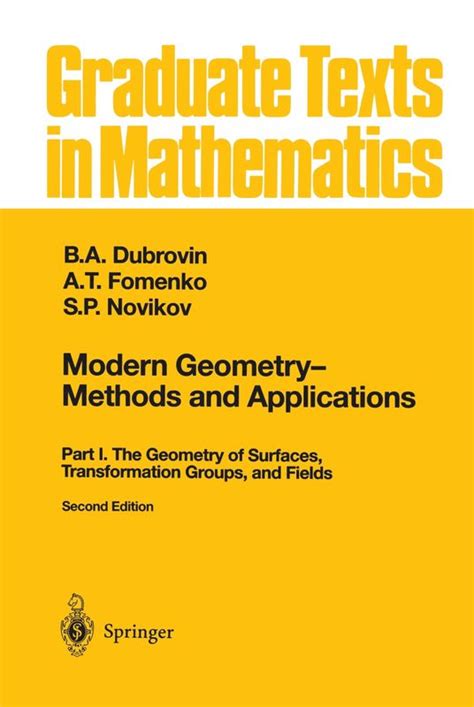 Modern Geometry — Methods And Applications Book Summary