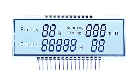 Custom Running Speed Controller Lcd Display Positive Transmissive Htn 7