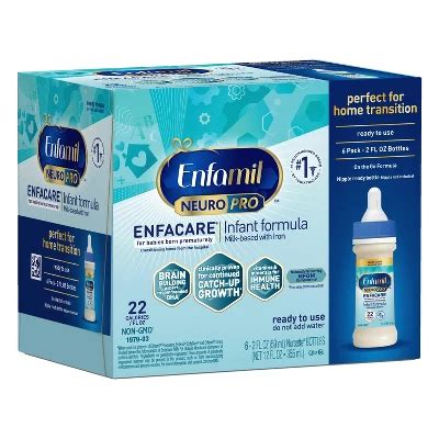 Enfamil Enfacare Nursettes Ready To Feed Infant Formula Bottles 2 Fl