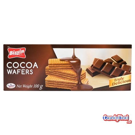 Bissin Cocoa Wafer 100g Candy Thai