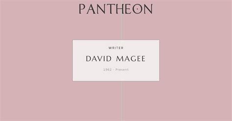 David Magee Biography Pantheon