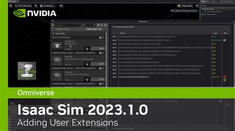 Adding User Extensions To Isaac Sim Omniverse 2020 Nvidia On Demand