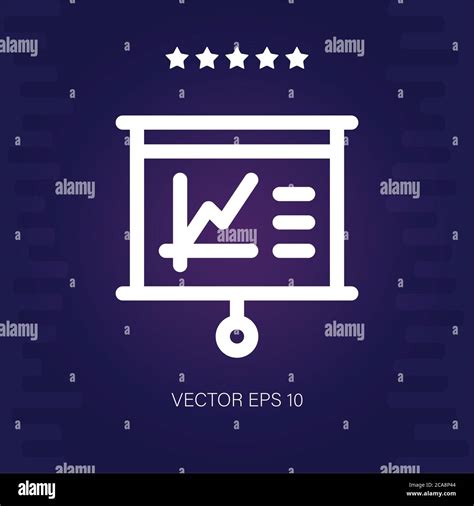 Line Chart Vector Icon Modern Illustration Stock Vector Image And Art Alamy