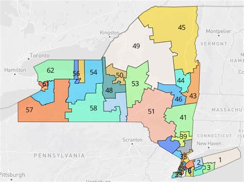 Decoding The New York State Senate Districts Map A Guide To Political