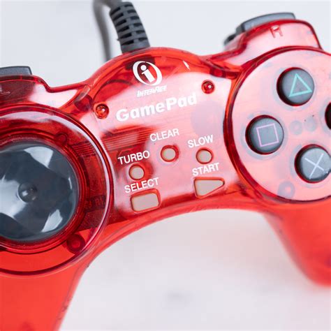 InterAct PlayStation Controller Translucent Red F Stop Cameras