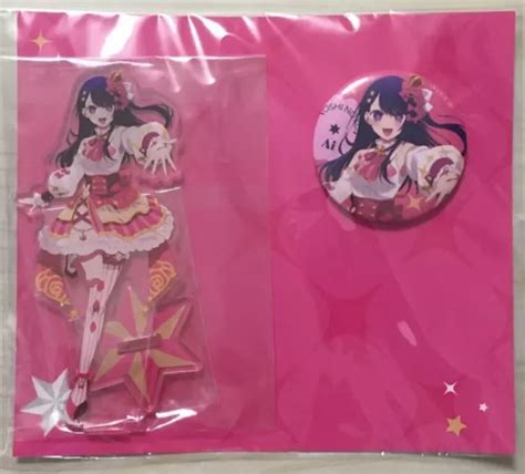 OSHI NO KO Exhibition 2023 Ai Hoshino Acrylic Stand Figure Badge Set