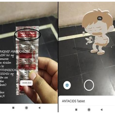 Real Drug And 3d Model Of The Drug Along With Name Detection As Antacids Download