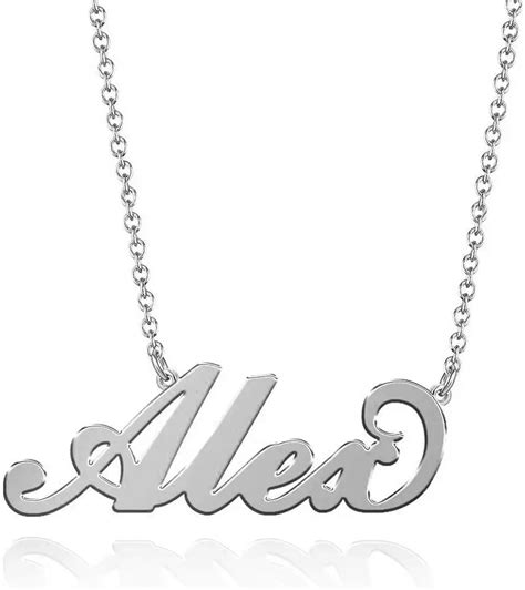 Soufeel نام شخصی گردنبند پلاک گردنبند آویز از جنس استنلس استیل سفارشی